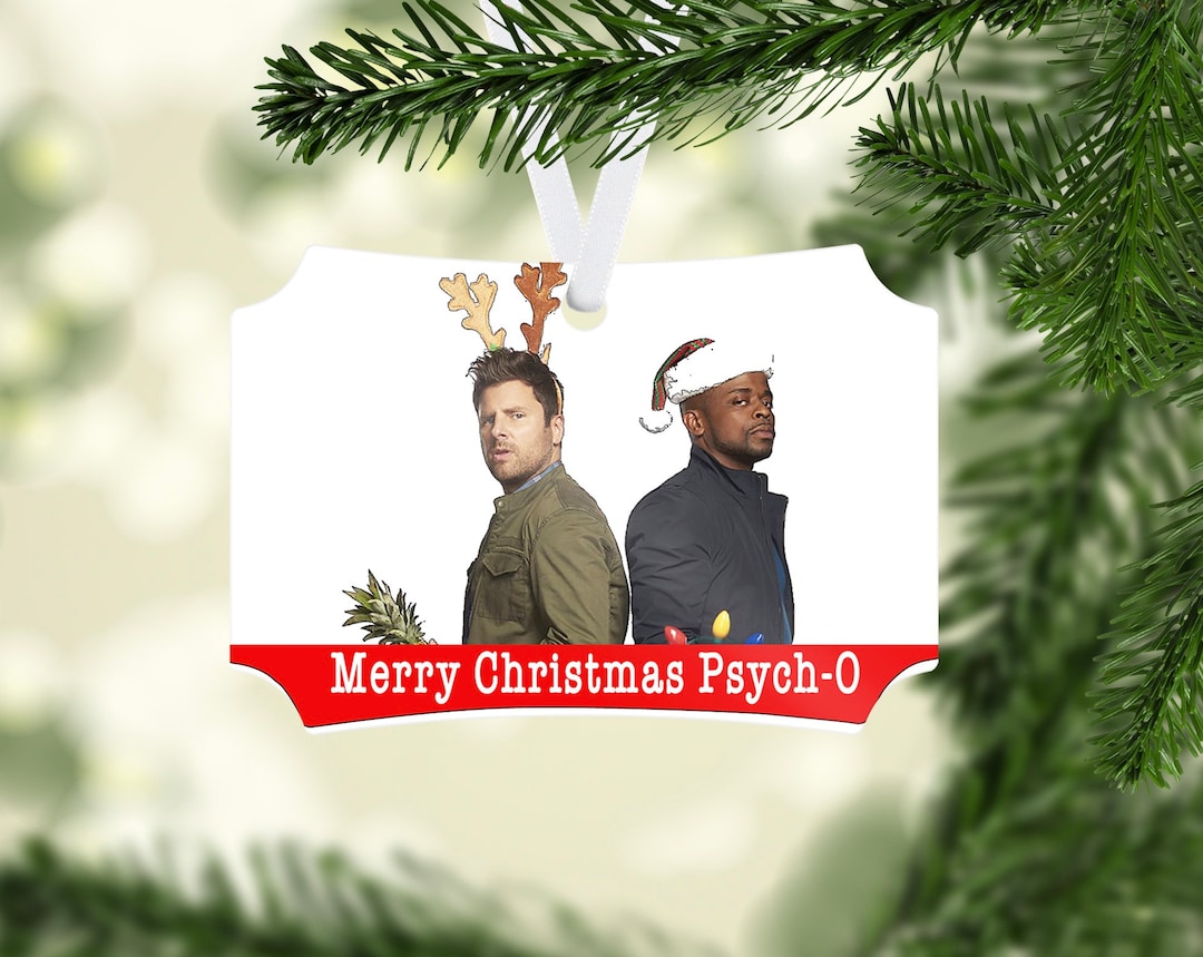 Merry Christmas Psych-o Ornament psych-themed - Etsy
