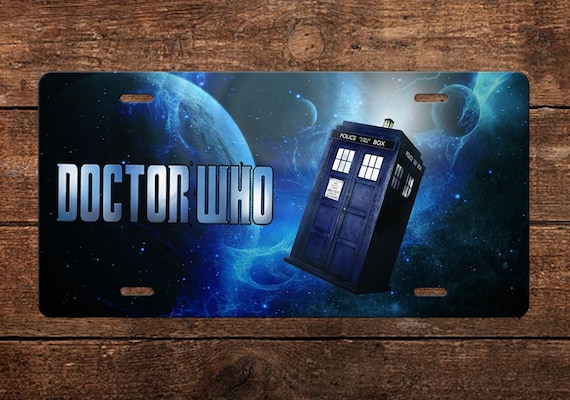 Doctor Who License Plate dr. Who TV Show - Etsy