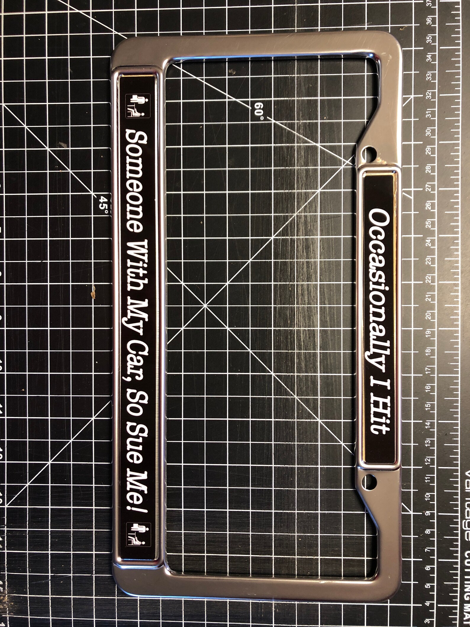 Free Prison Mike Chrome License Plate Frame the | Etsy
