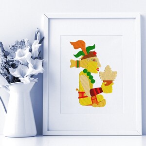 Maya Embroidery Design, Mayahuel Embroidery, Maya Goddess Embroidery ...