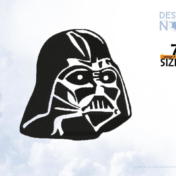 Darth Vader Embroidery - Etsy
