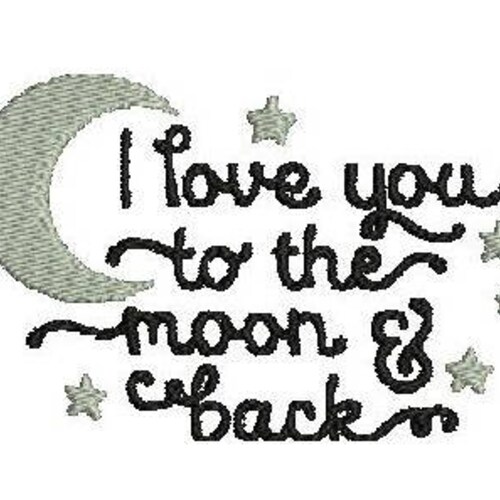 Love You to the Moon and Back Valentine. Instant Download - Etsy