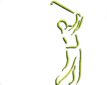 Golf Embroidery Design Golf Club Machine Embroidery Golf - Etsy