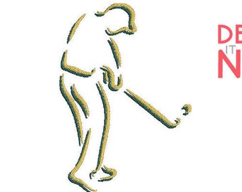 Golf Ball Split Machine Embroidery Digitized Design Filled Sport ...