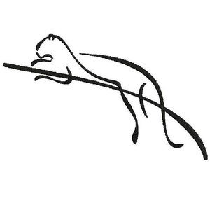 Puma Embroidery Design, Puma Embroidery, Leopard Embroidery Art,line ...