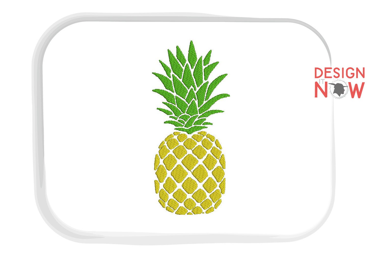 Pineapple Embroidery Design Pineapple Embroidery Pattern | Etsy