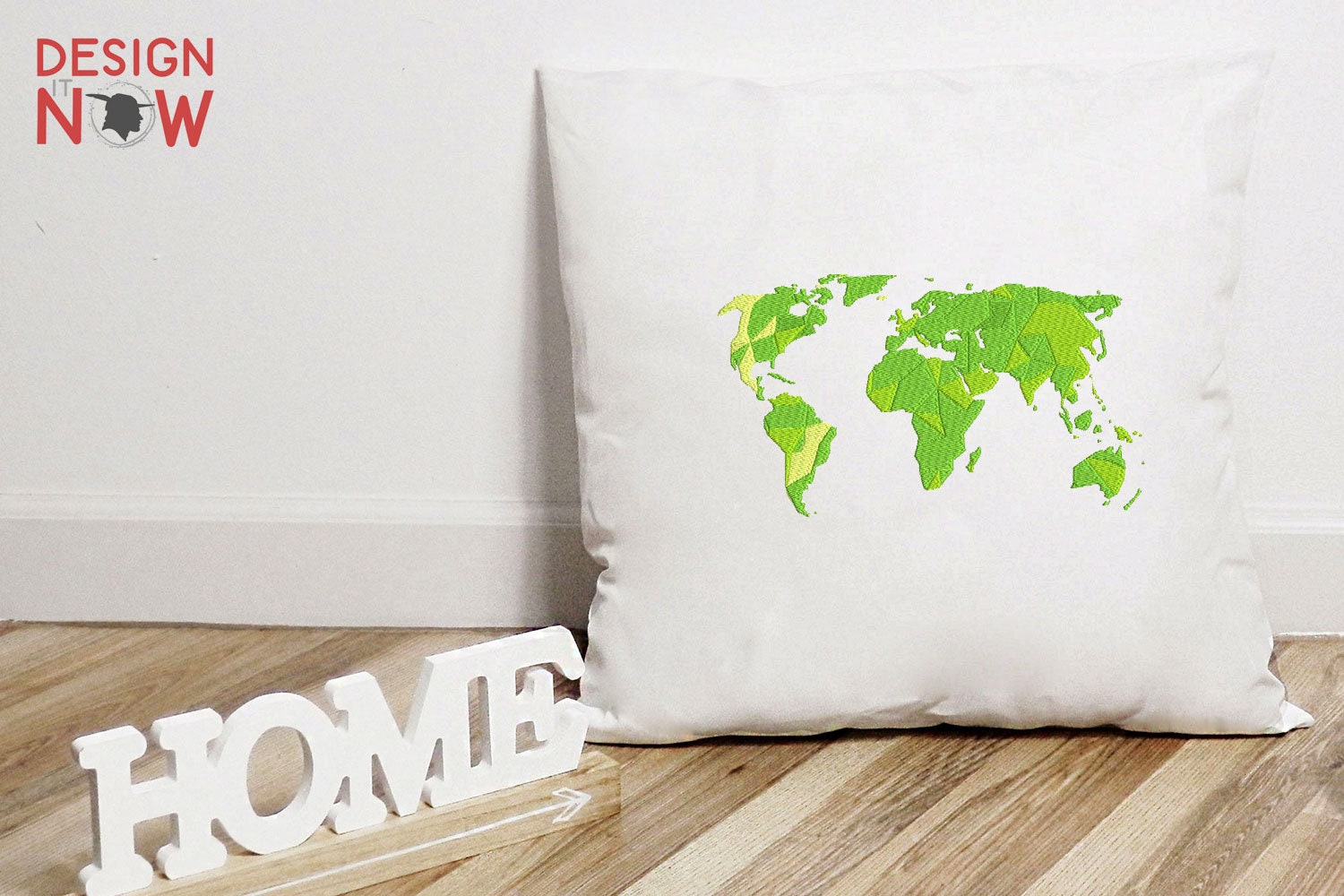 World Map Embroidery Art, World Map Embroidery, World Embroidery ...