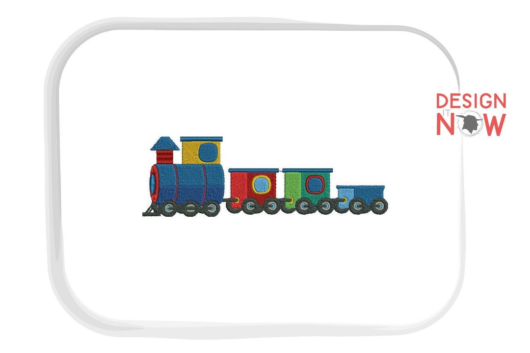 Train Engine Embroidery Design Train Embroidery Baby Design - Etsy