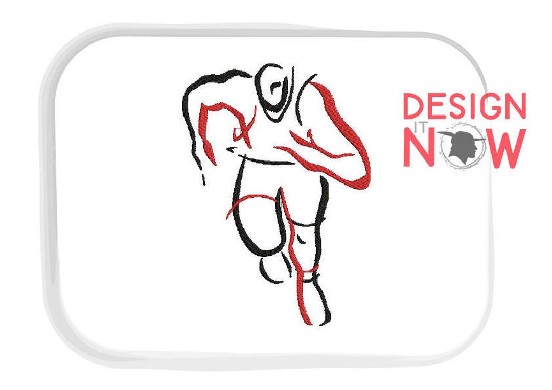 Runner Running Machine Embroidery Design Sport - Etsy
