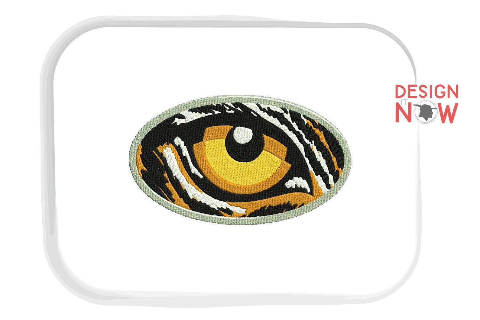 Tiger Embroidery Design Eye Of The Tiger Embroidery Eye | Etsy