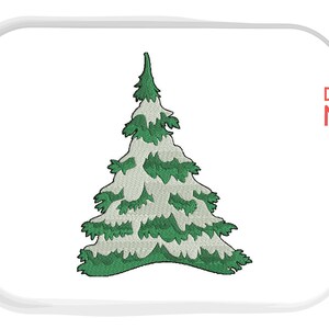 Fir Tree Embroidery Design, Tree Embroidery Pattern, Botanical Art ...