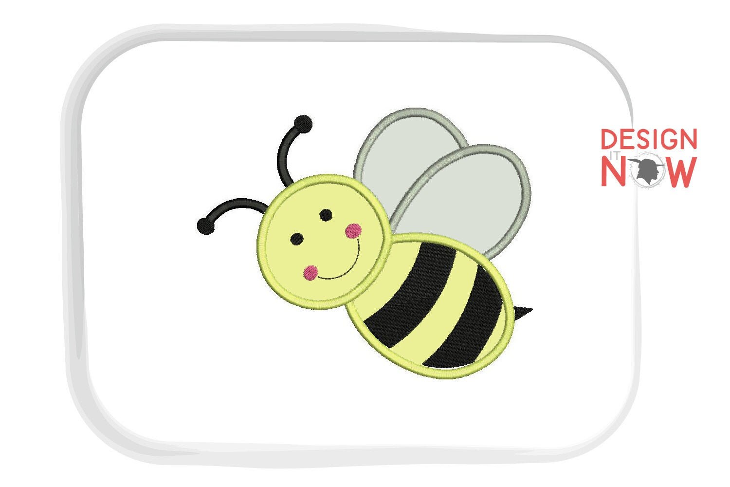 Bee Applique Design Bees Embroidery Design Bee Embroidery | Etsy