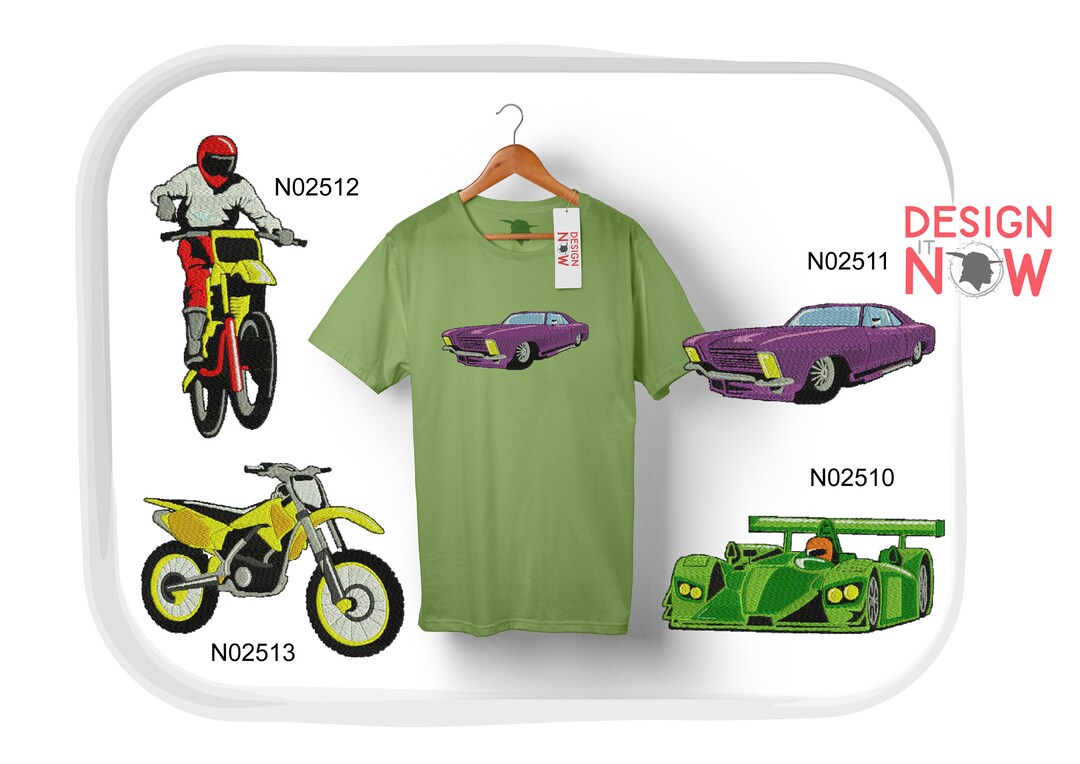 Motorbike Machine Embroidery Design Bike Motorbike Motorcycle Sport ...