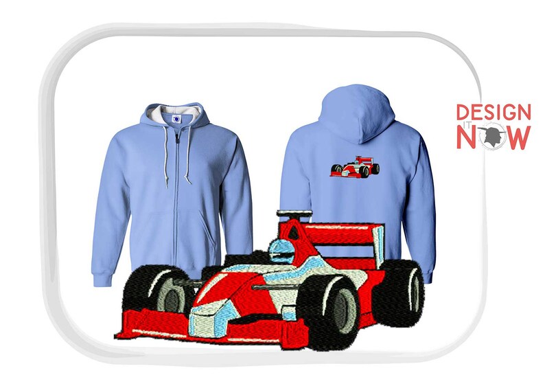 Rally Sports Car Auto Racing Machine Embroidery Design Set of | Etsy