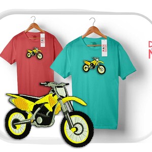 Motocross Embroidery Design, Motorcycle Sport Embroidery Pattern, off ...