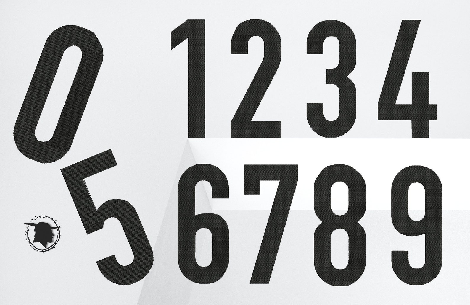 Standard Embroidery Font, Sans Serif Font, Block Embroidery Font ...