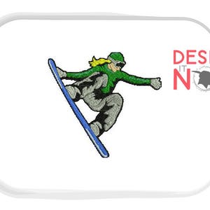 Extreme Sport Machine Embroidery Design Snowboard Snowboarding ...