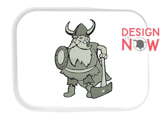 Mascot Viking Machine Embroidery Design | Etsy