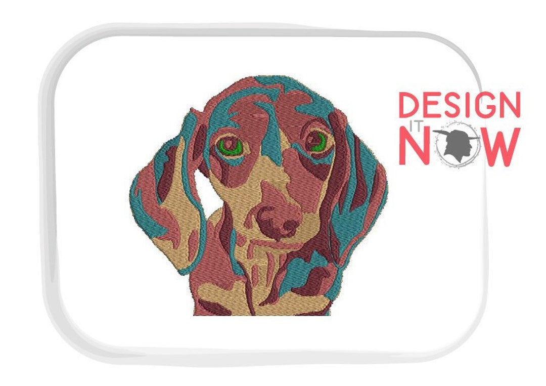 Dachshund Machine Embroidery Design Dog, Embroidery Pattern Dachshund ...