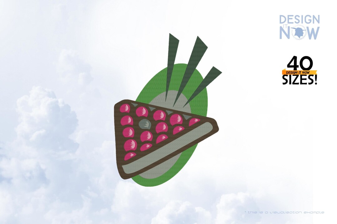 Snooker Embroidery Design, Billiards Game Embroidery, Snooker Table ...