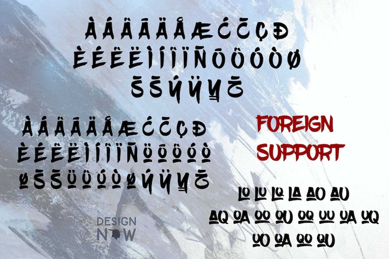 Flow Brush Embroidery Font, Brush Fonts, Paint Brush Embroidery Font ...