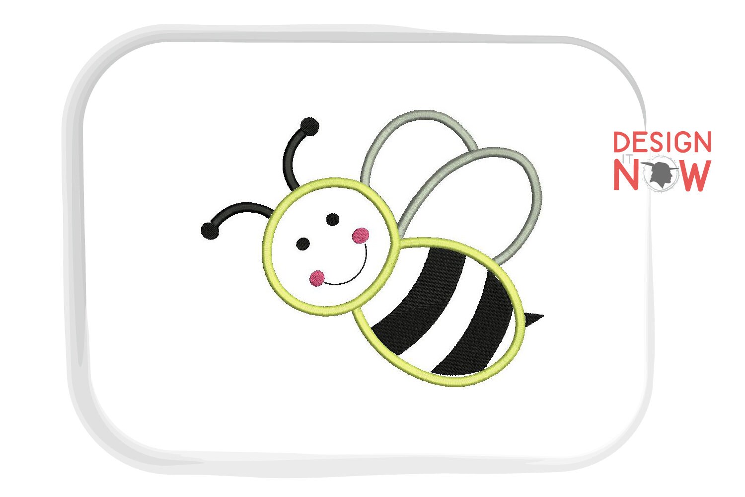 Bee Applique Design Bees Embroidery Design Bee Embroidery | Etsy