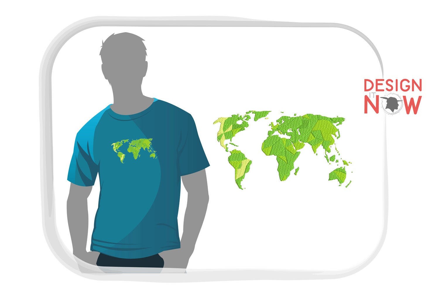 World Map Embroidery Art World Map Embroidery World - Etsy