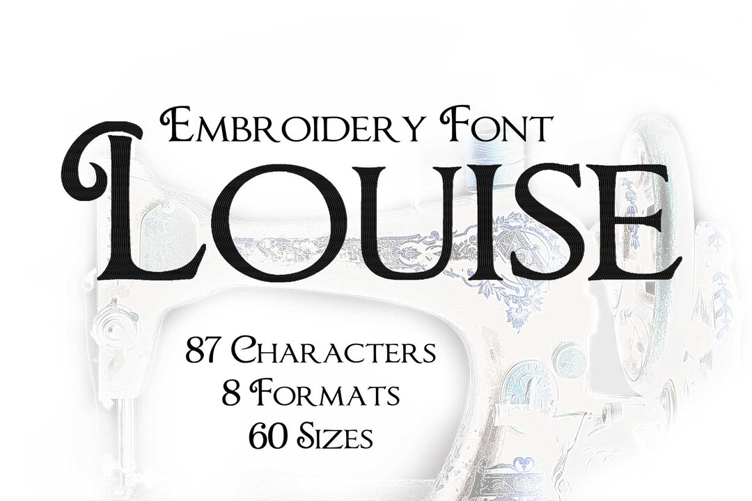 Elegant Vintage Embroidery Font, Vintage Fonts, Retro Fonts, Old ...