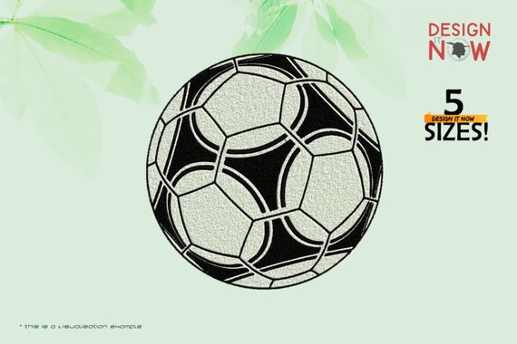Soccer Ball Embroidery Design Official Soccer Ball Sport | Etsy