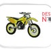 Motocross Embroidery Design, Motorcycle Sport Embroidery Pattern, off ...