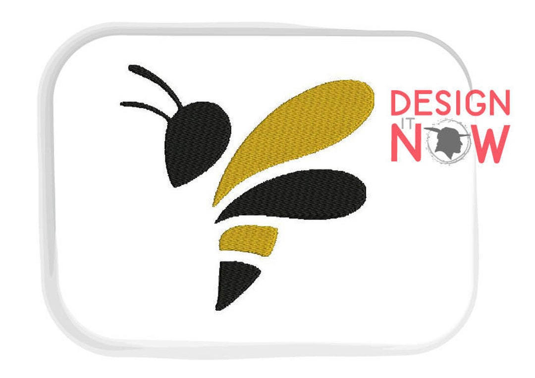 Wasp Machine Embroidery Design 5 Sizes - Etsy
