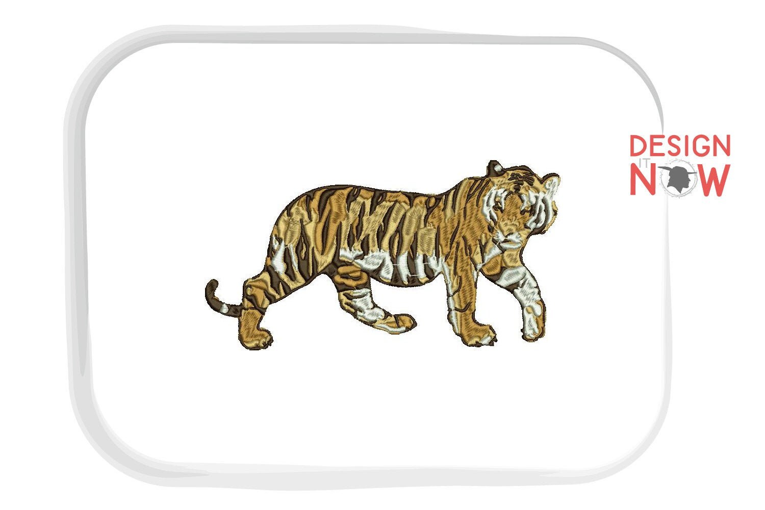 Tiger Embroidery Design Tiger Embroidery Art Cat Embroidery - Etsy