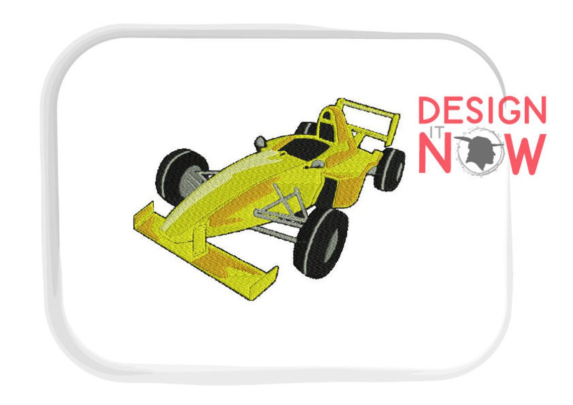 Rally Sports Car Auto Racing Machine Embroidery Design - Etsy