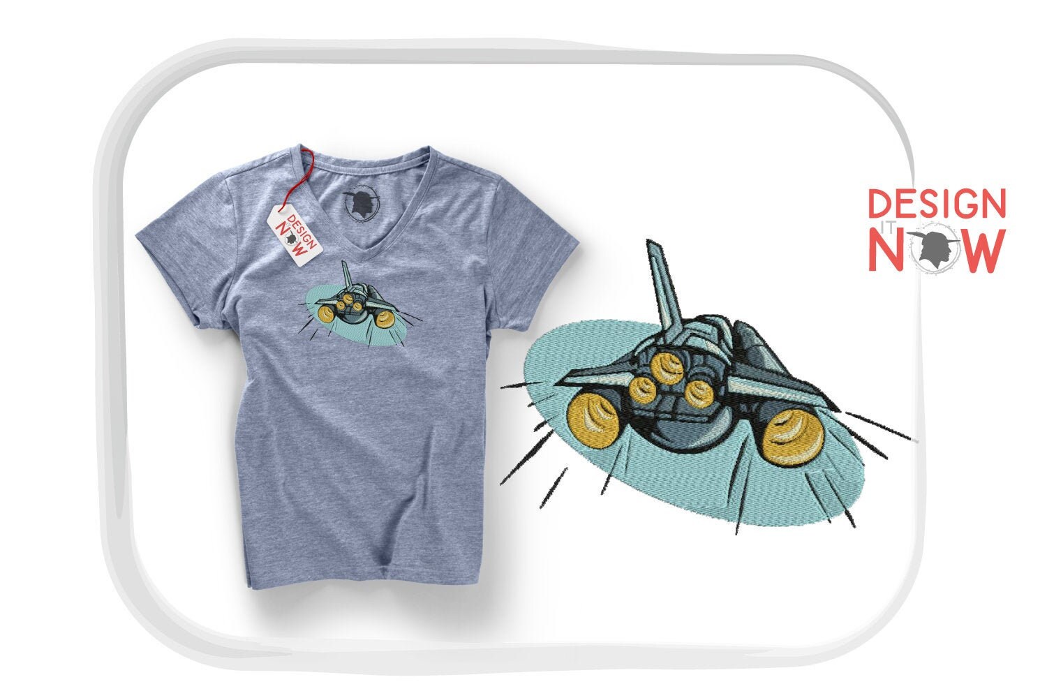 Spacecraft Embroidery Design Spacecraft Embroidery Pattern - Etsy