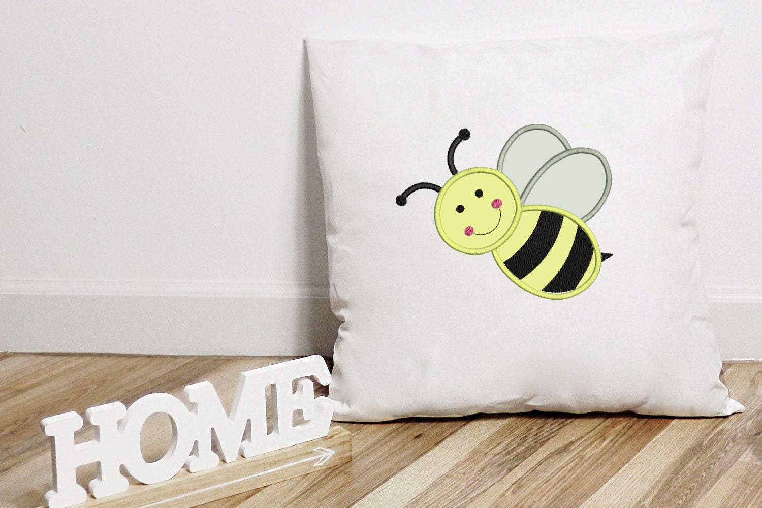 Bee Applique Design Bees Embroidery Design Bee Embroidery | Etsy