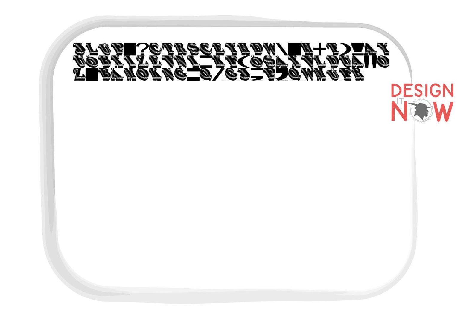 Rad 3D Embroidery Font Three Dimensional Outlined Fonts | Etsy