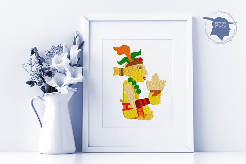 Maya Embroidery Design Mayahuel Embroidery Maya Goddess - Etsy