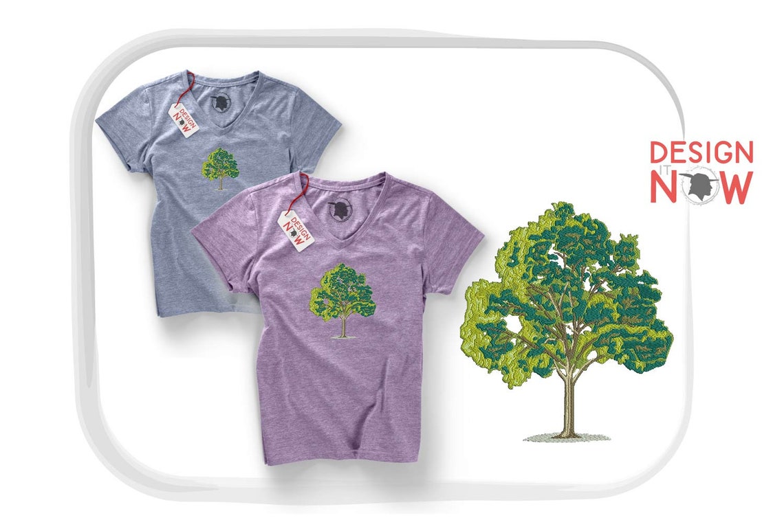Tree Embroidery Design, Tree Embroidery Pattern, Plants Embroidery ...