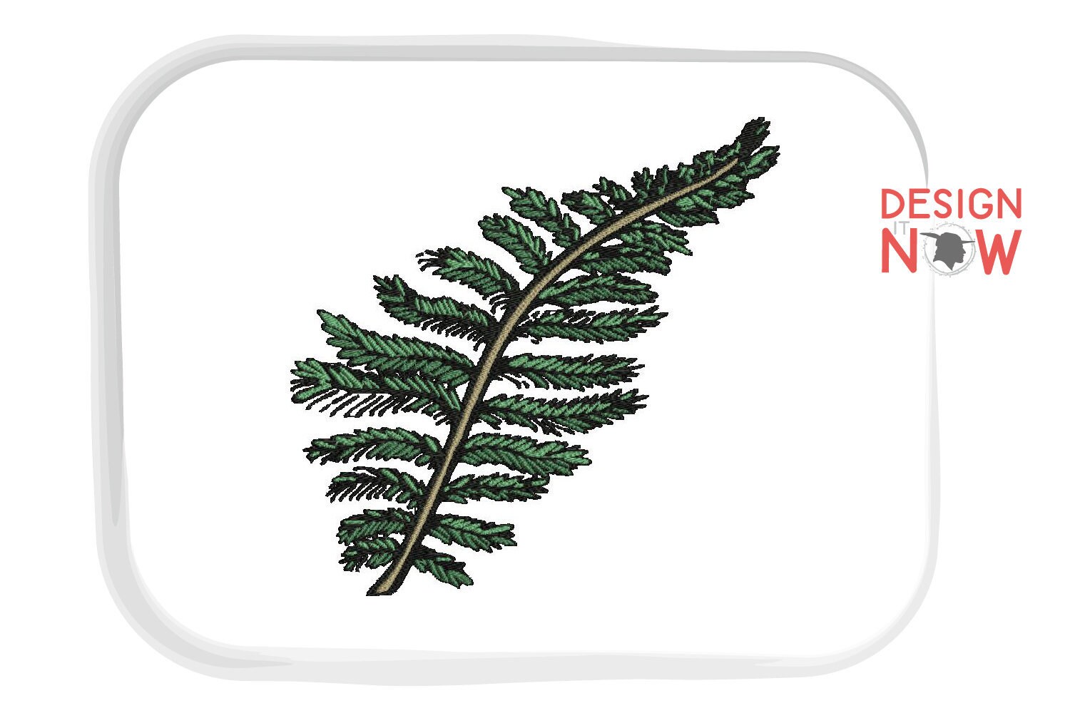 Fern Embroidery Design Plant Embroidery Pattern Plants | Etsy