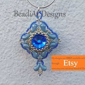 Baroque Pendant intermediate Level E-tutorial/pattern Uses - Etsy