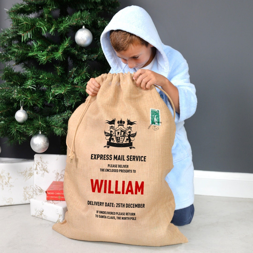 Jumbo Santa Bag, Oversized Santa Sack, Christmas Bag, Personalized ...