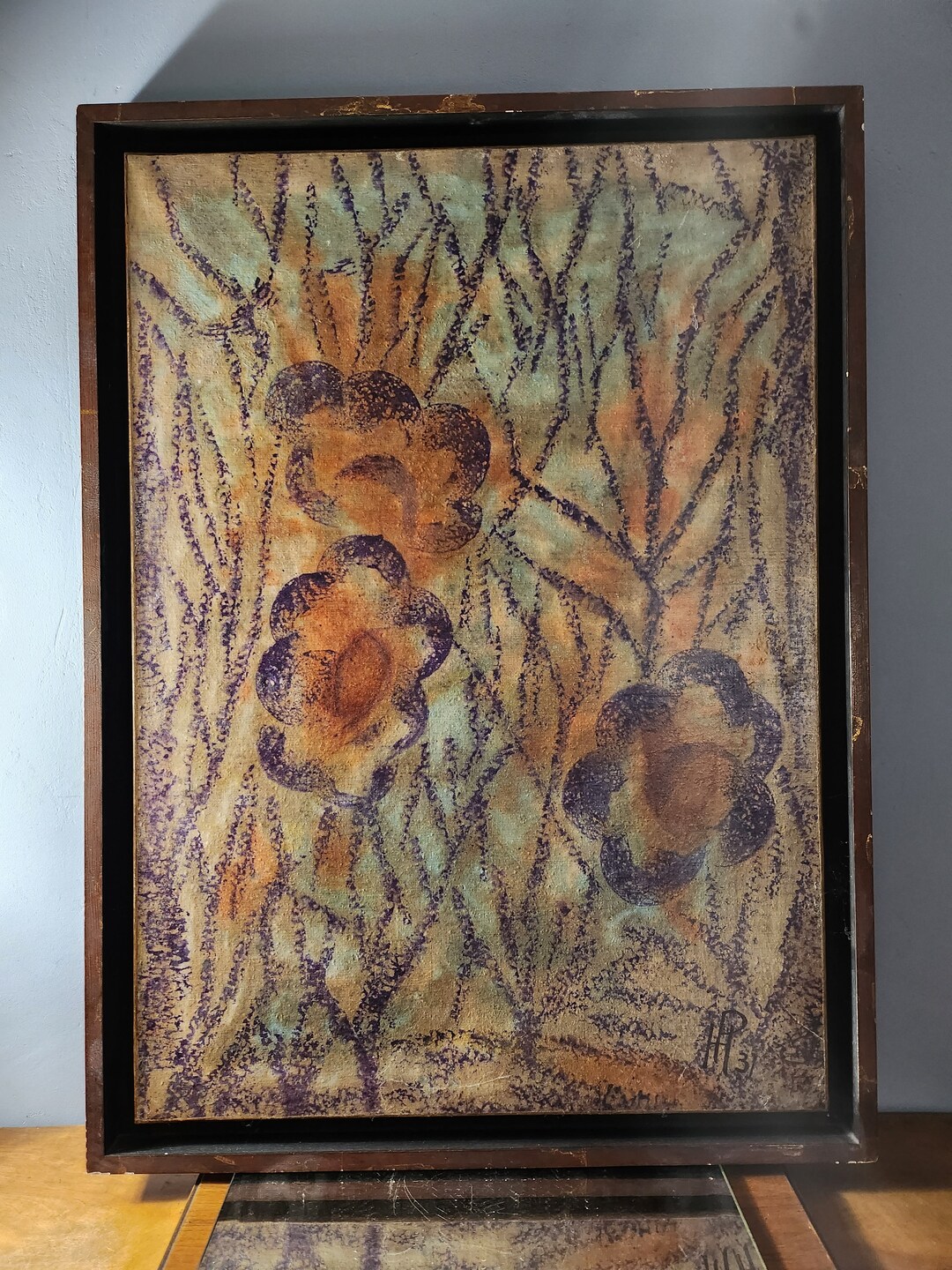 Henri Pfeiffer 1931. Bauhaus School. Mixed Media Painting on Canvas ...