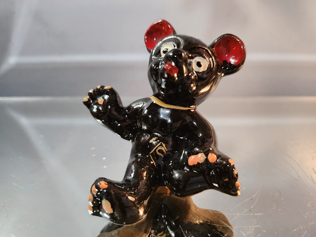 Vintage Ceramic Figurine. Little Salt Bear. 1950s Made in Japan. - Etsy