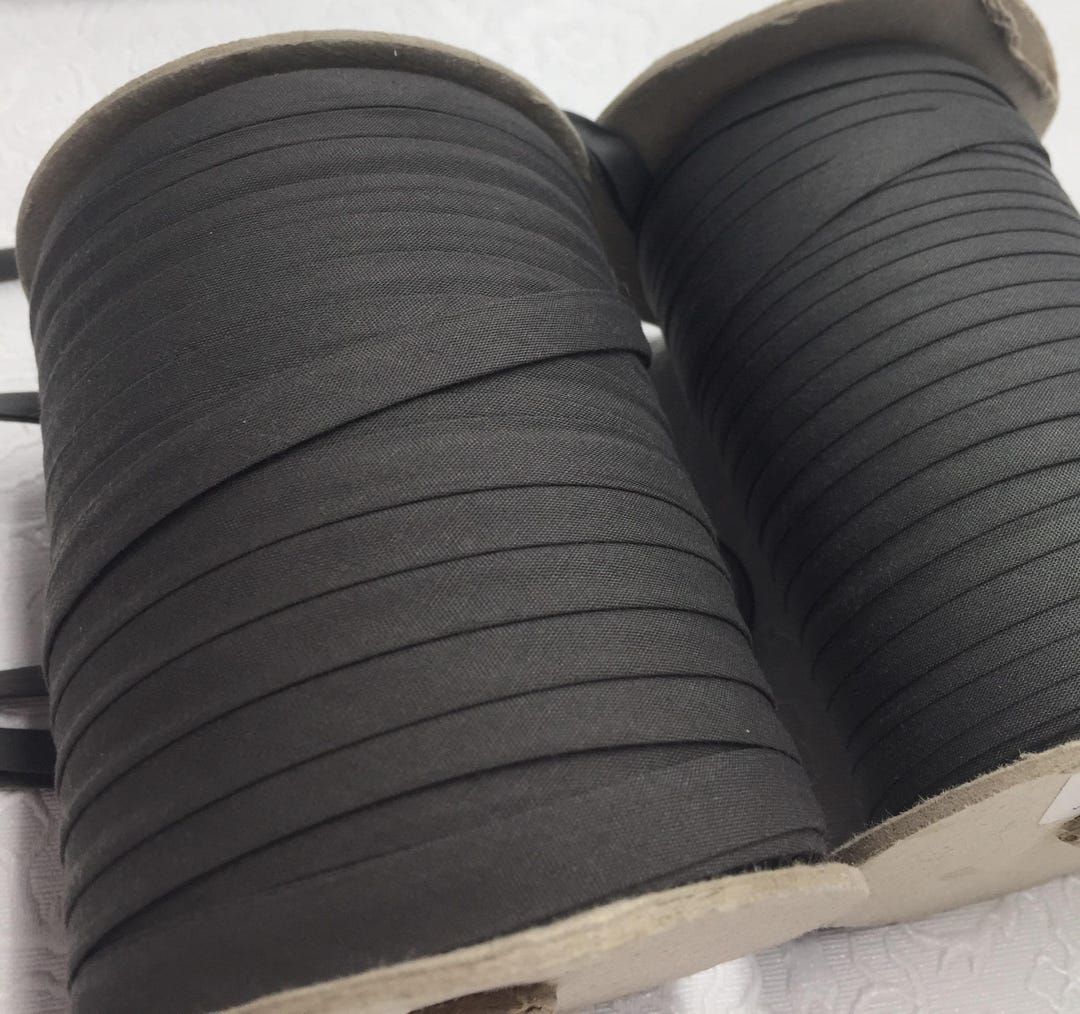 1/4" Bias Tape Grey, 6mm Bias Tape, Dark Grey Bias Binding Deals ...