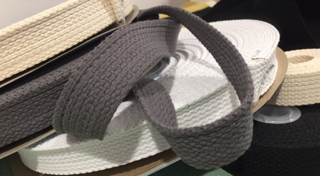 1 Cotton Webbing by the Yard, 25mm Cotton Strapping, Belt Making ...