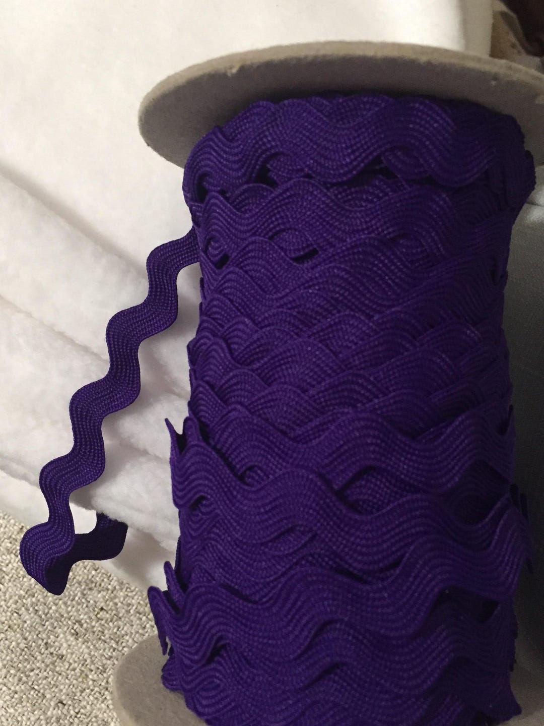 Violet Rick Rack Braid 15mm Trim by the Yard, Knackered Mamas Rick Rack ...