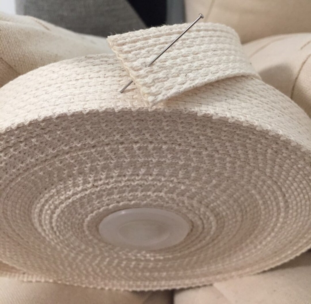 1 Cotton Webbing 25mm Cotton Webbing Natural Cotton - Etsy