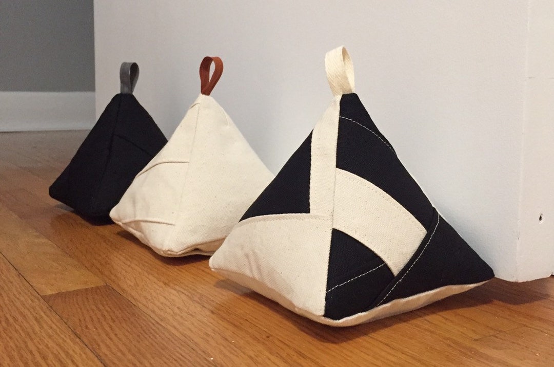 Black Doorstops, Sculpted Door Stops, Farmhouse Decor, Designer ...