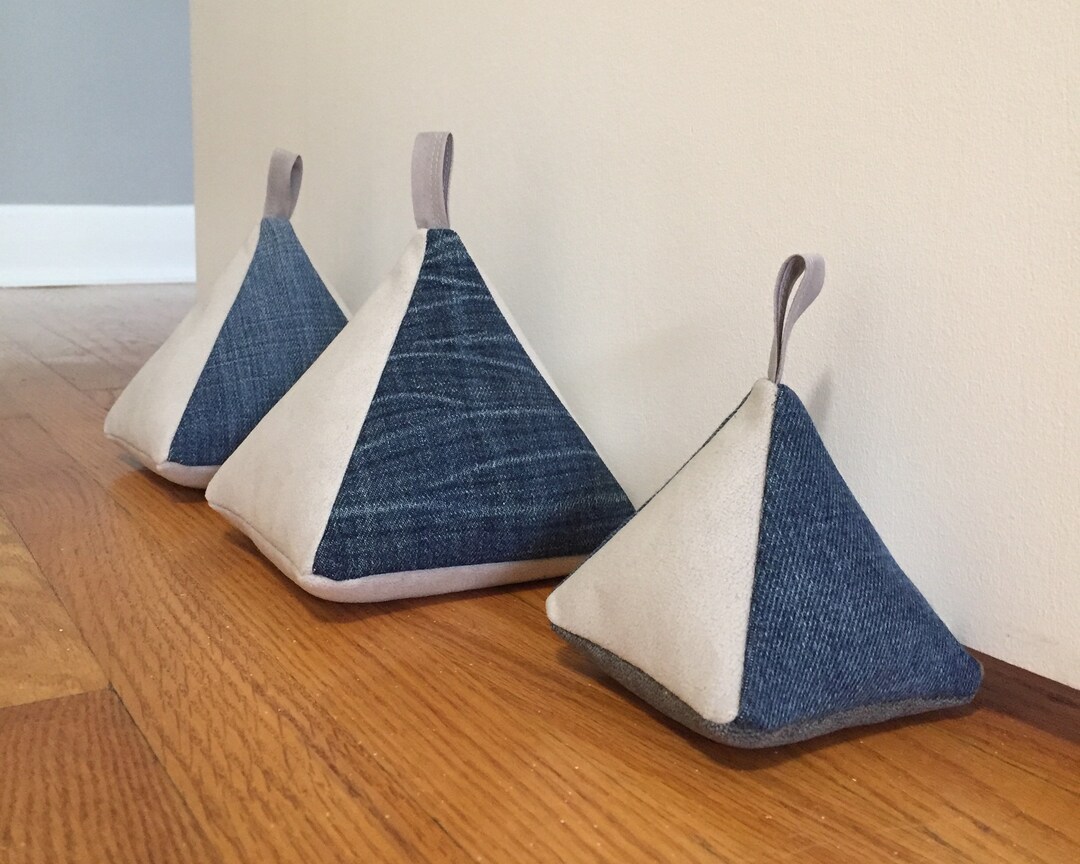 3 Piece Set Bespoke Door Stops, Door Stop Sets, Small Doorstops Set, 3 ...
