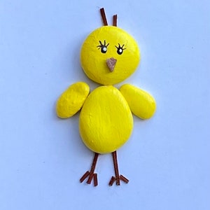 Little Chick Framed Pebble Art 8x10”, Perfect Nursery Wall Decor - Etsy